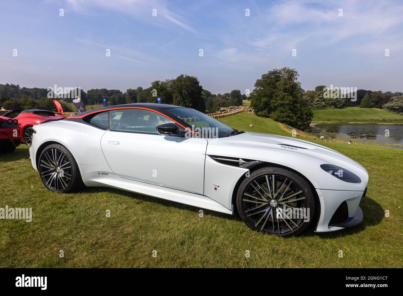 Aston Martin DBS Superleggera Concorde Edition on display at the Salon ...