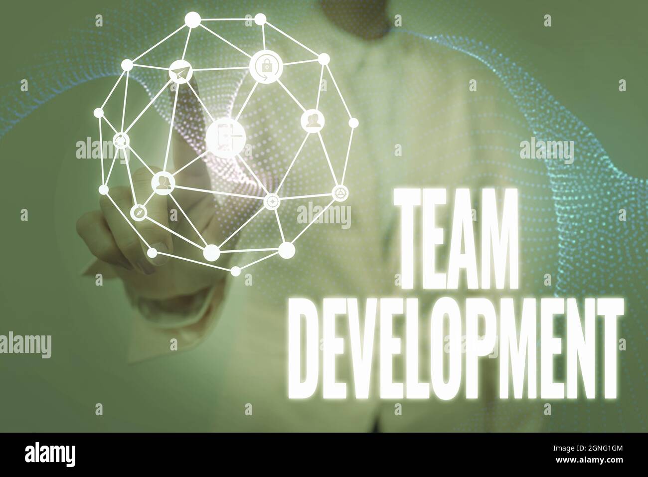 Handwriting text Team Development. Business concept learn why and how ...