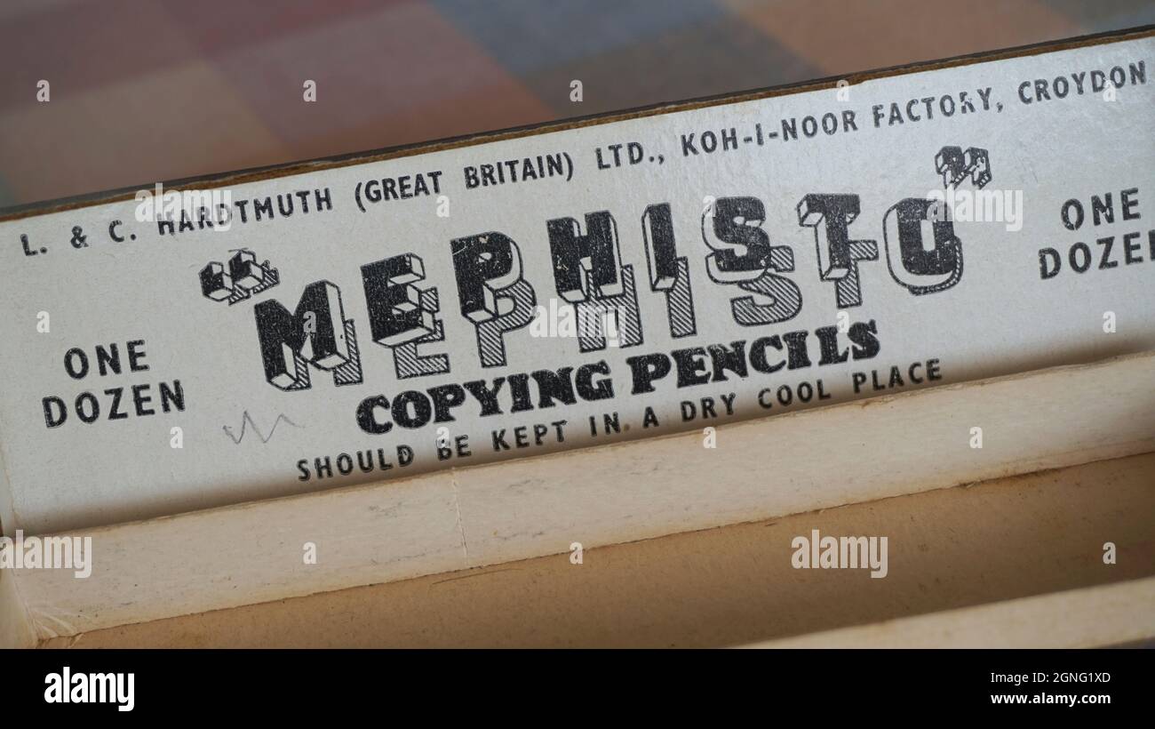 A ‘copying pencil’ was a special type on pencil with a dye in the ...