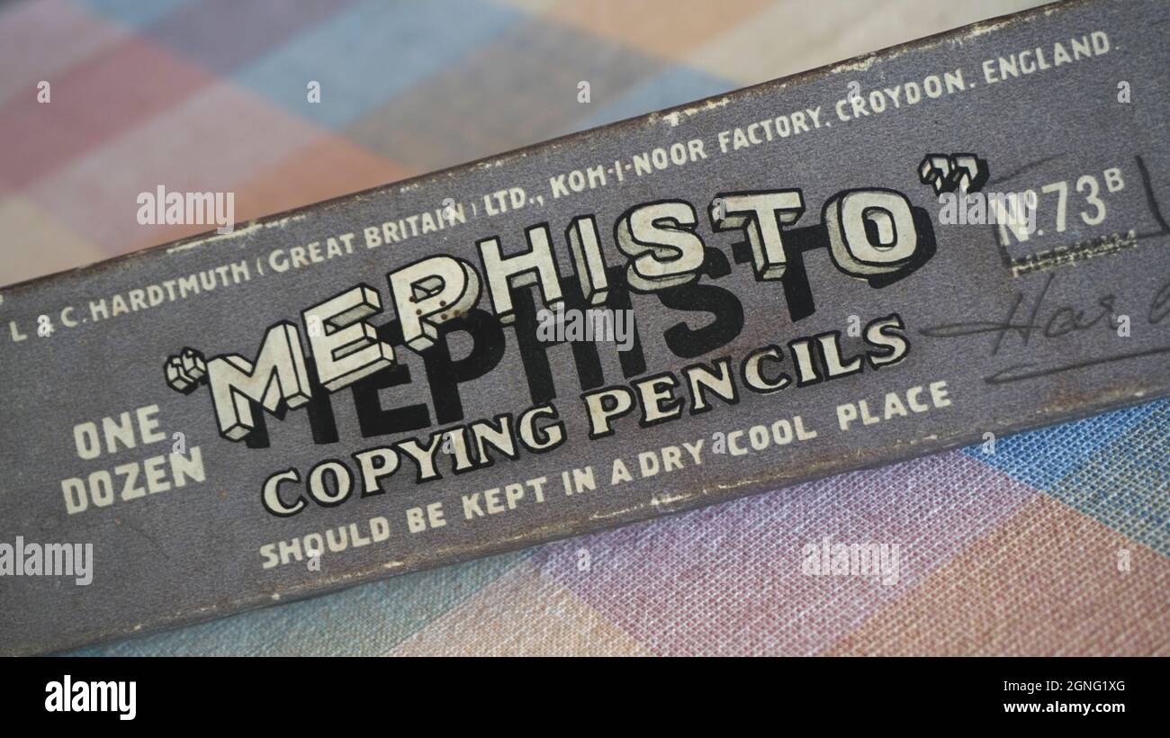 A ‘copying pencil’ was a special type on pencil with a dye in the ...