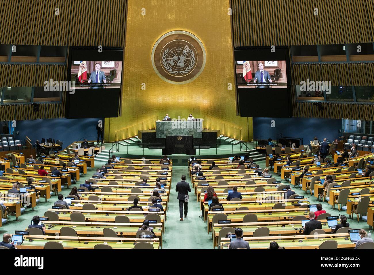 New York, United States. 25th Sep, 2021. Andorra's Prime Minister ...