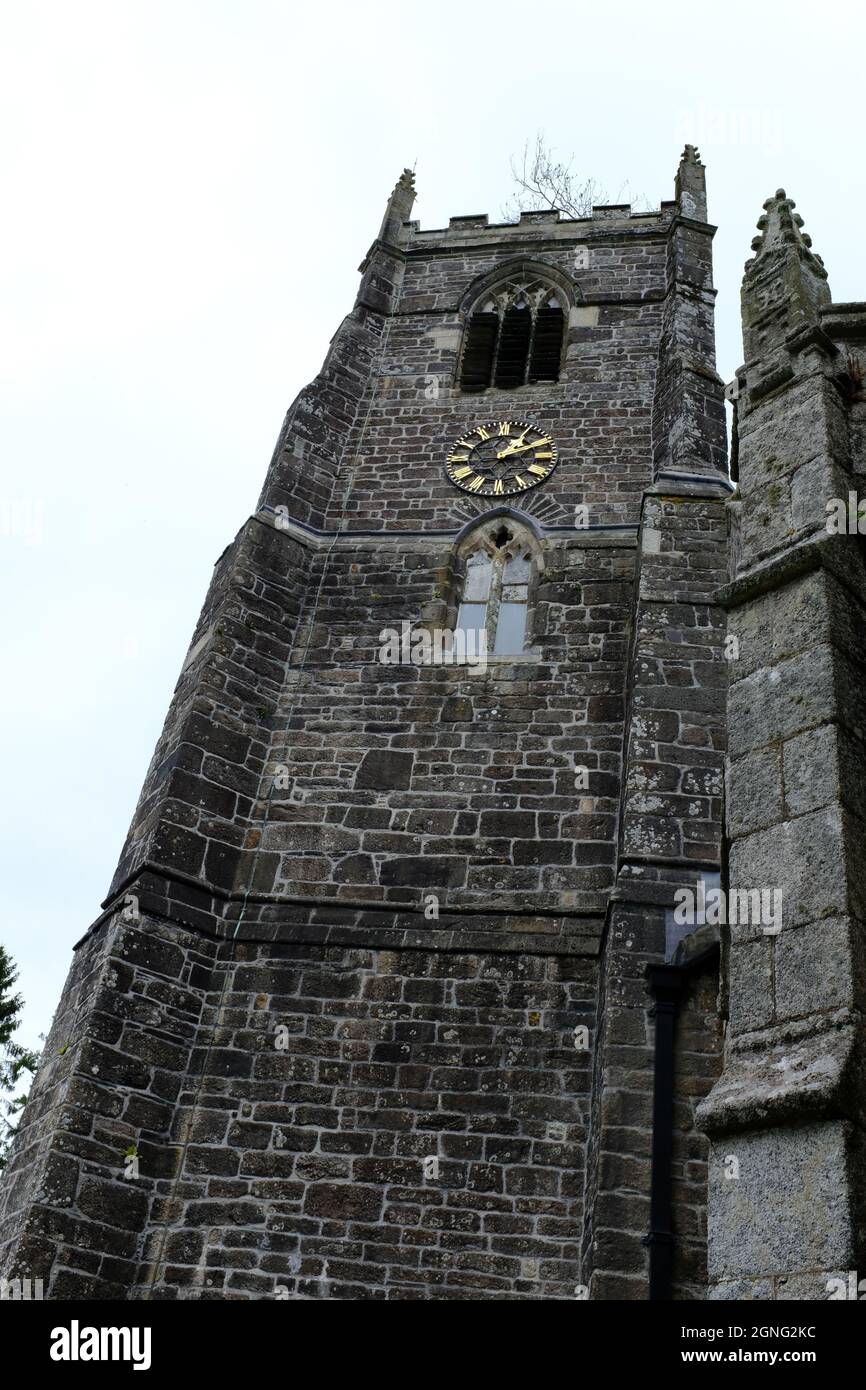 Parish church of St Neot, Bodmin, Cornwall UK Stock Photo - Alamy