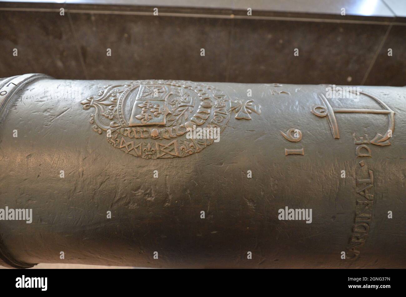 Close-up of original armor in the Army Museum of the Palace Les ...