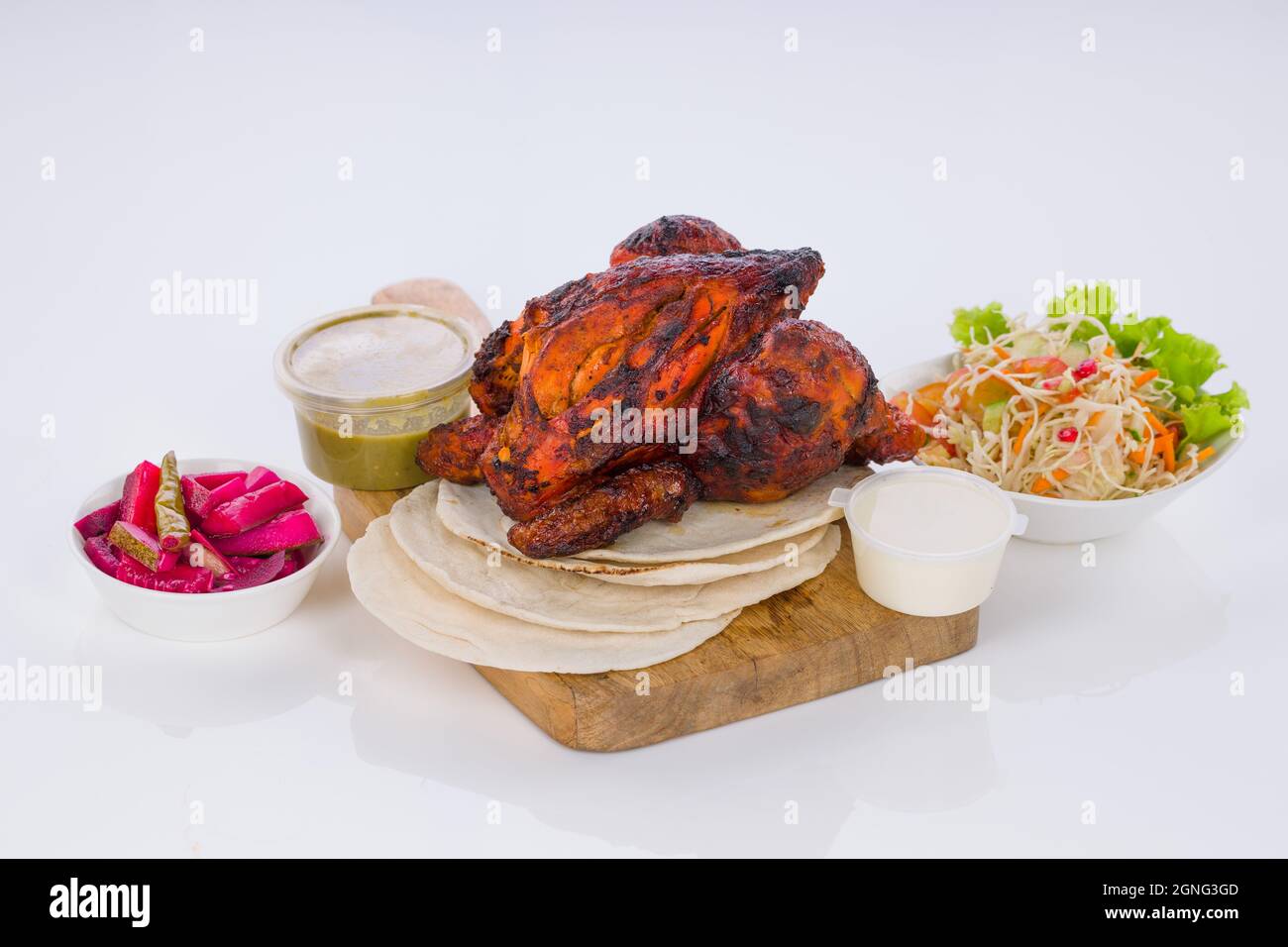 Full chicken baked hi-res stock photography and images - Alamy