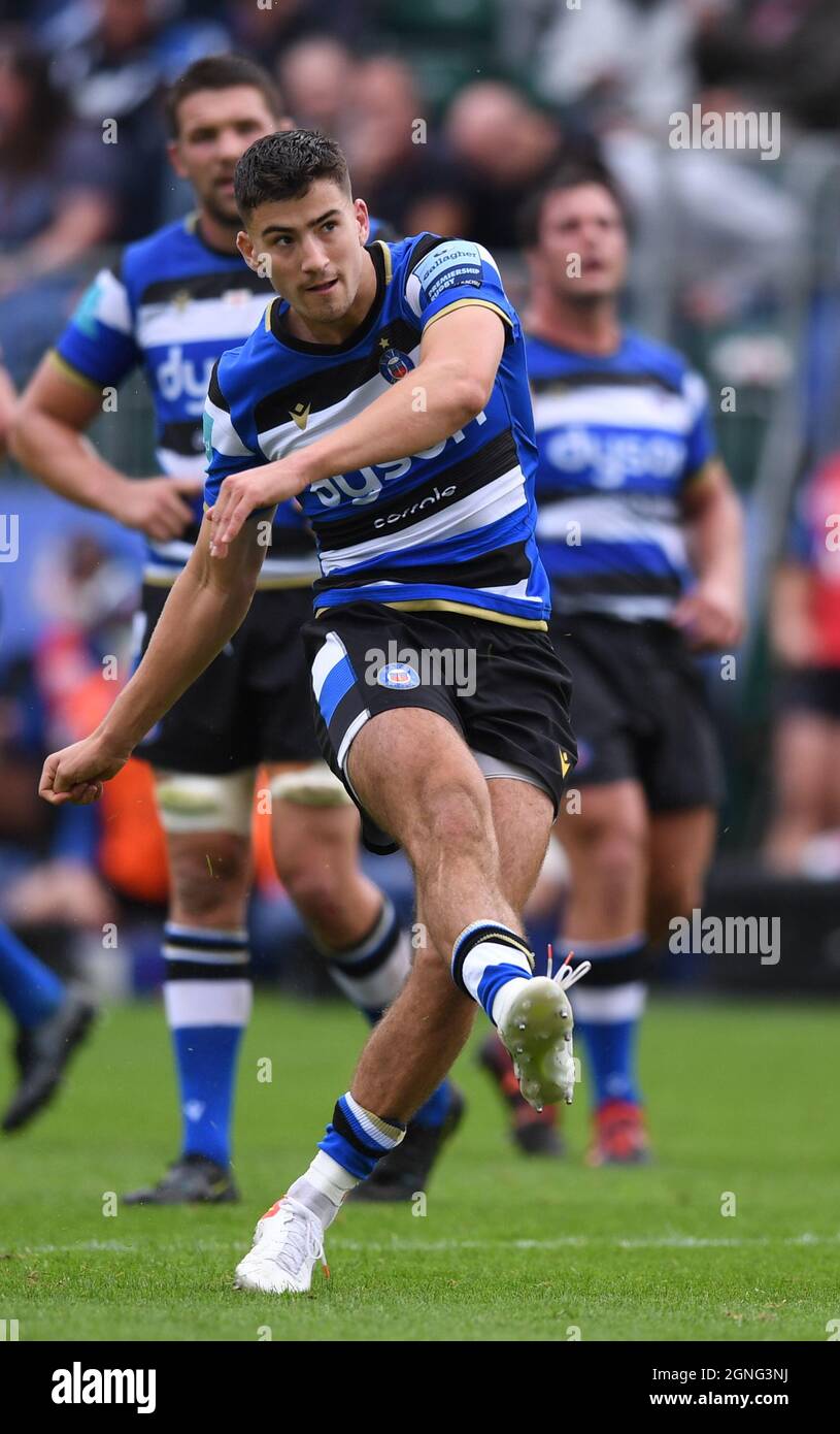 25th September 2021; The Recreation Ground, Bath, Somerset, England ...