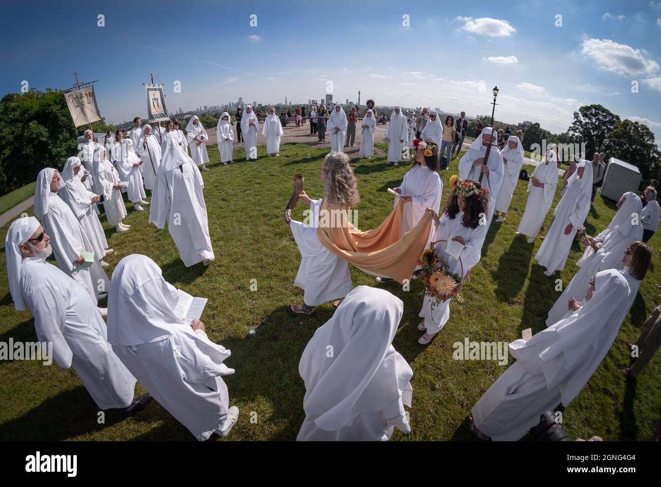 British Druid Order celebrates autumn equinox with a ceremony on ...