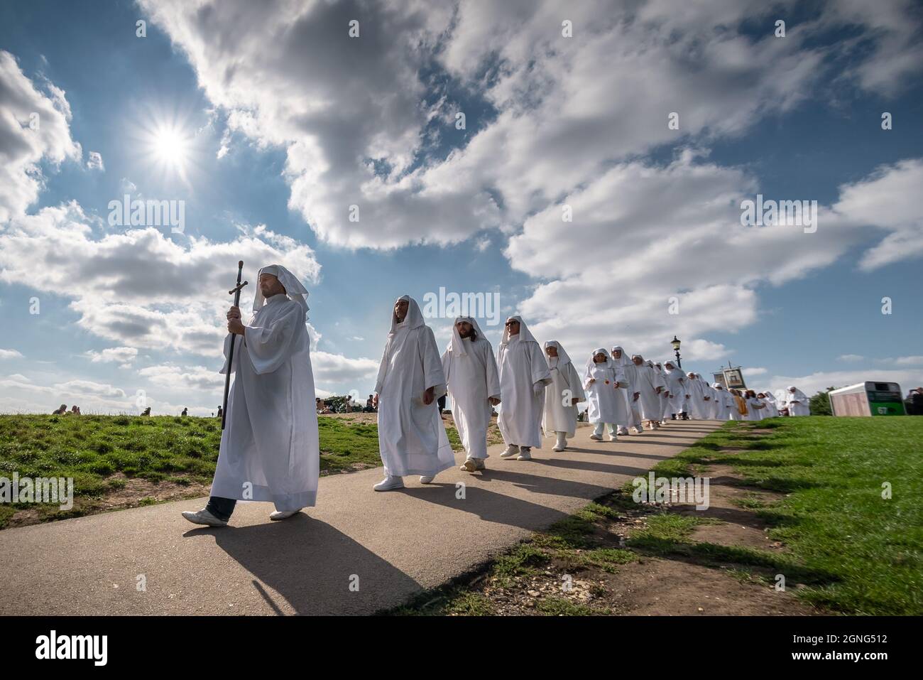 British Druid Order celebrates autumn equinox with a ceremony on ...