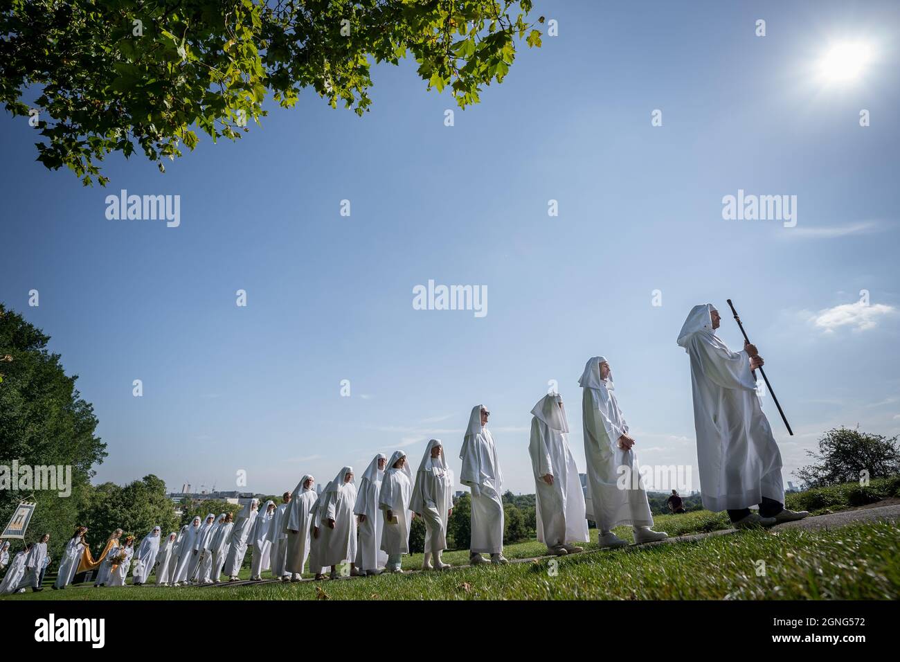 British Druid Order celebrates autumn equinox with a ceremony on ...