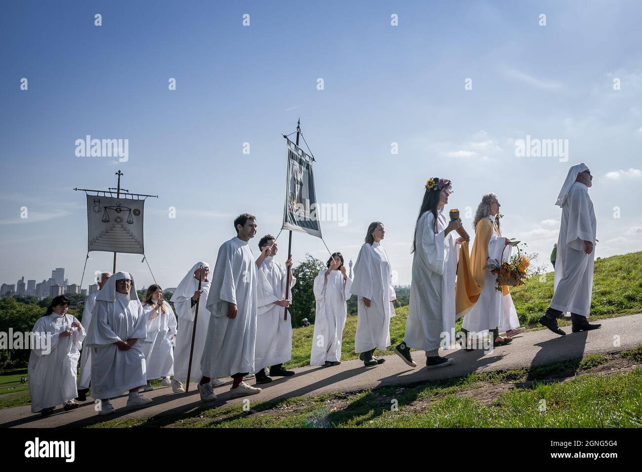 British Druid Order celebrates autumn equinox with a ceremony on ...