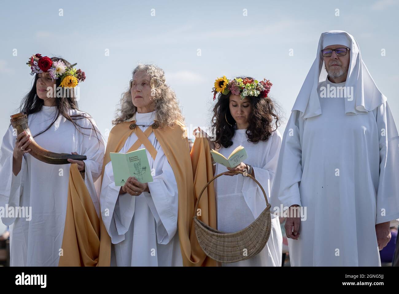 British Druid Order celebrates autumn equinox with a ceremony on ...