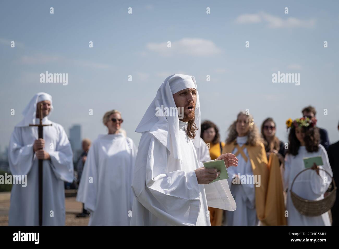 British Druid Order celebrates autumn equinox with a ceremony on ...