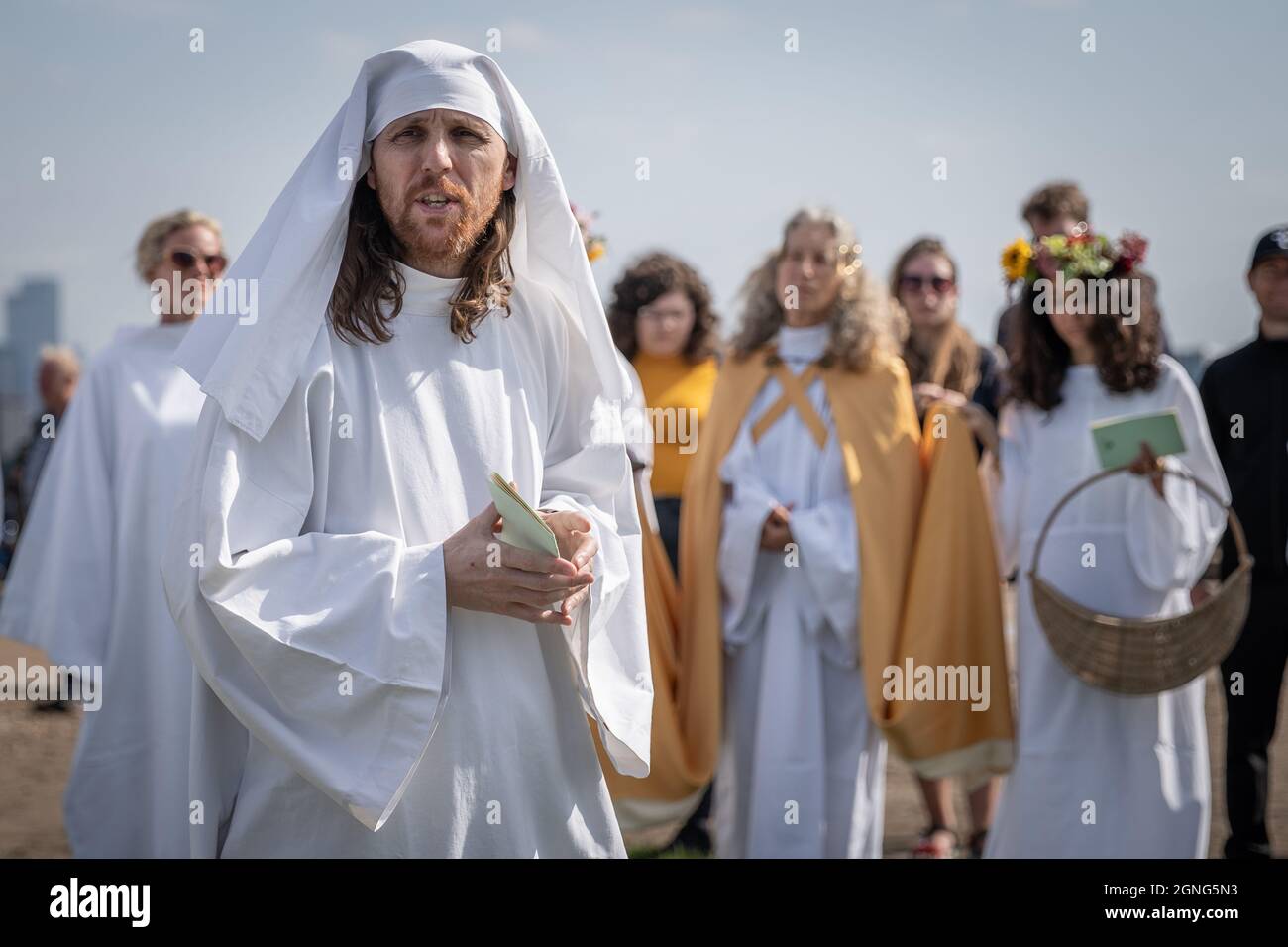British Druid Order celebrates autumn equinox with a ceremony on ...