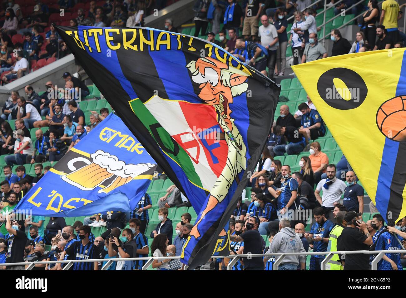Inter Milan Fans In The Stands High Resolution Stock Photography and ...