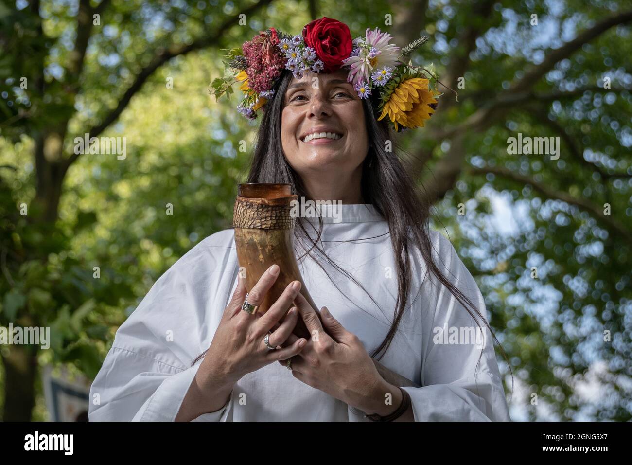 British Druid Order celebrates autumn equinox with a ceremony on ...