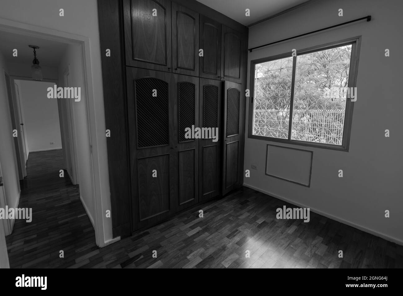 Inside of apartment Black and White Stock Photos & Images - Alamy