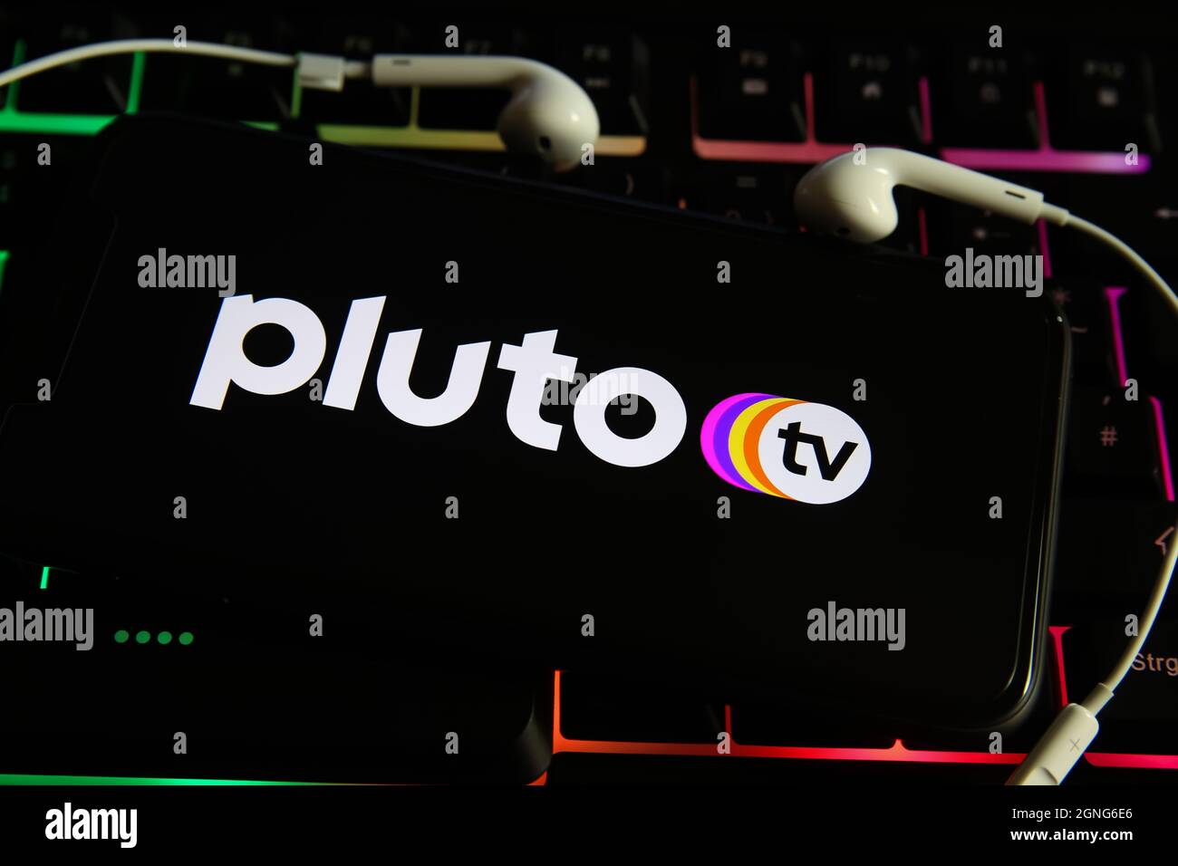 Pluto logo hi-res stock photography and images - Alamy