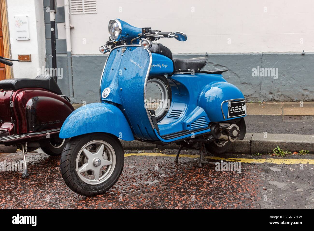 Vespa. Ribble Valley Scooter Rally 2021 Stock Photo - Alamy