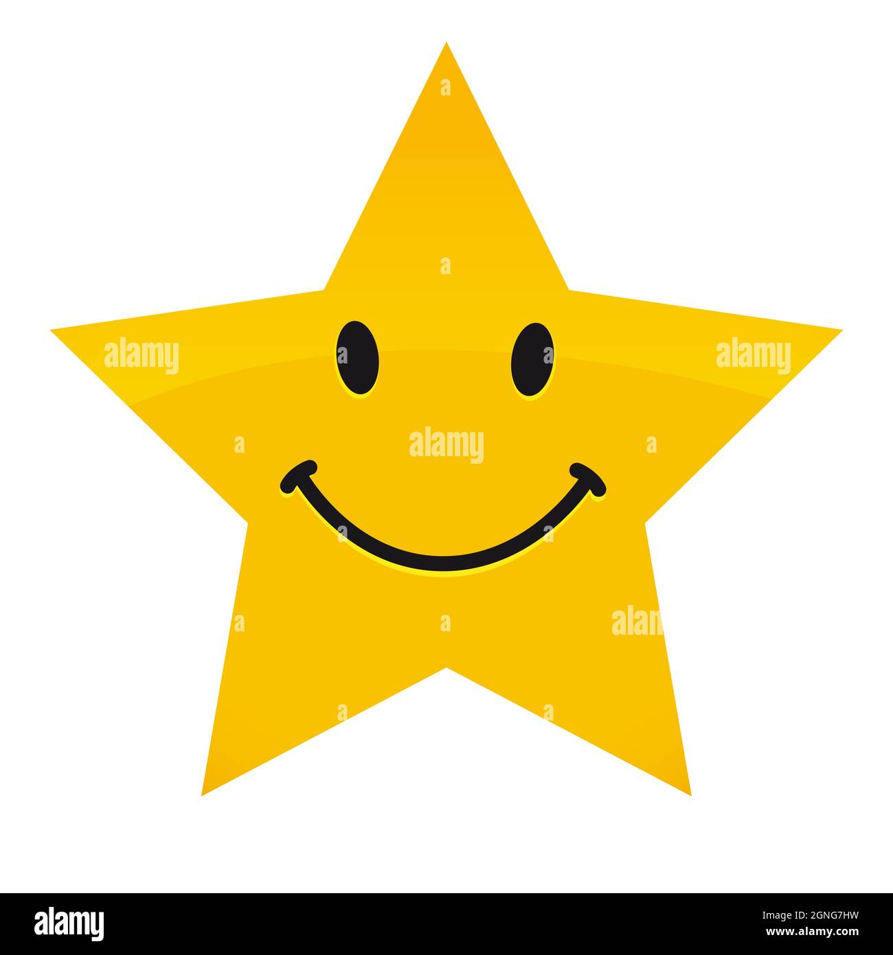 Cartoon star emoji emoticon character hi-res stock photography and ...