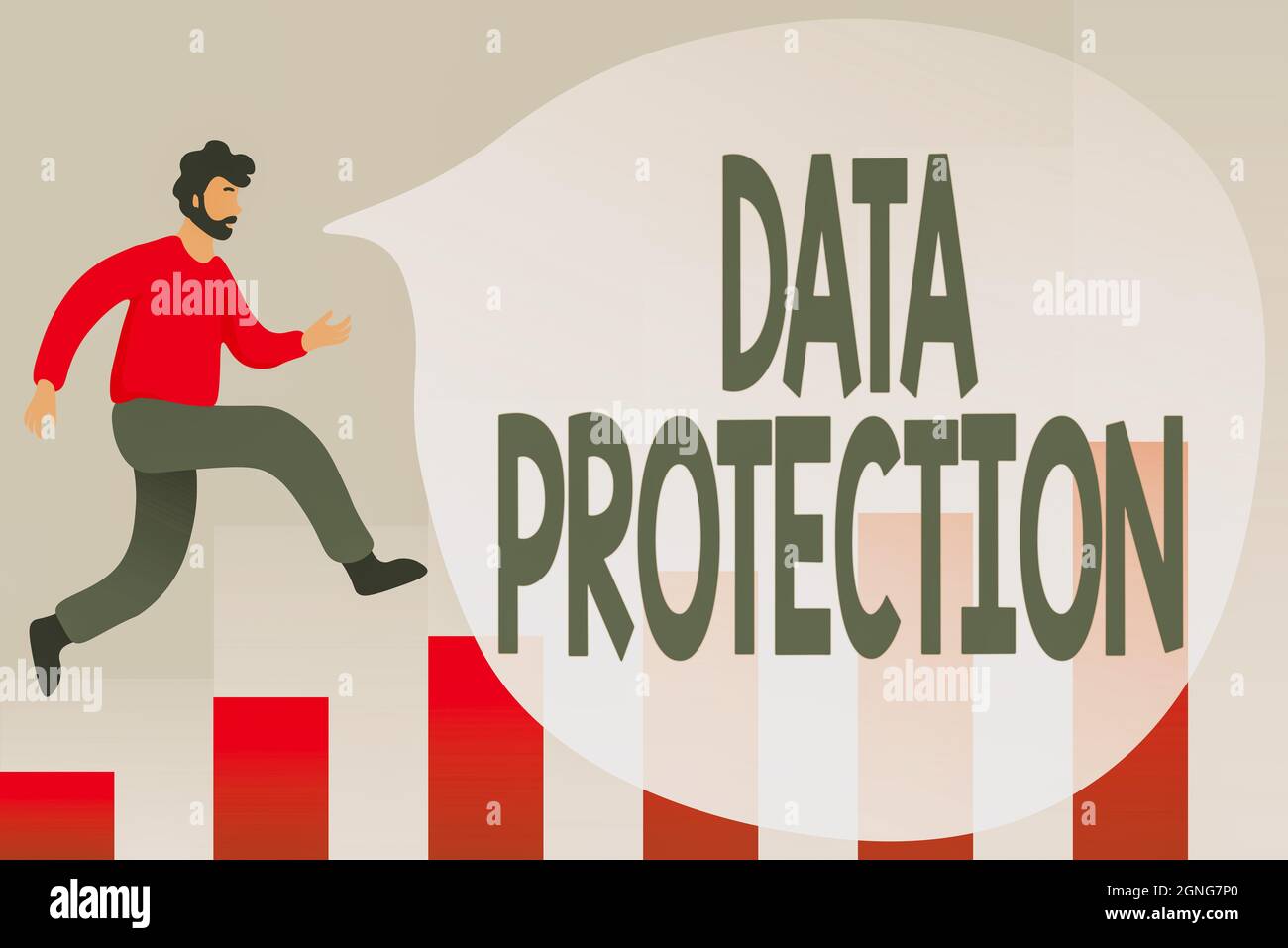 Conceptual caption Data Protection. Business concept Protect IP ...