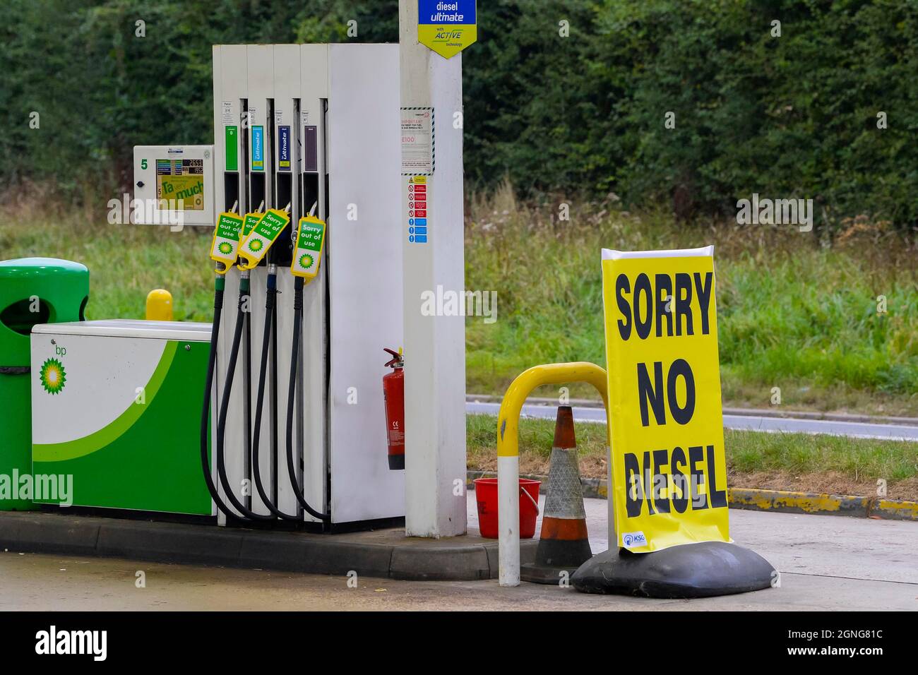 No diesel due panic hi-res stock photography and images - Alamy