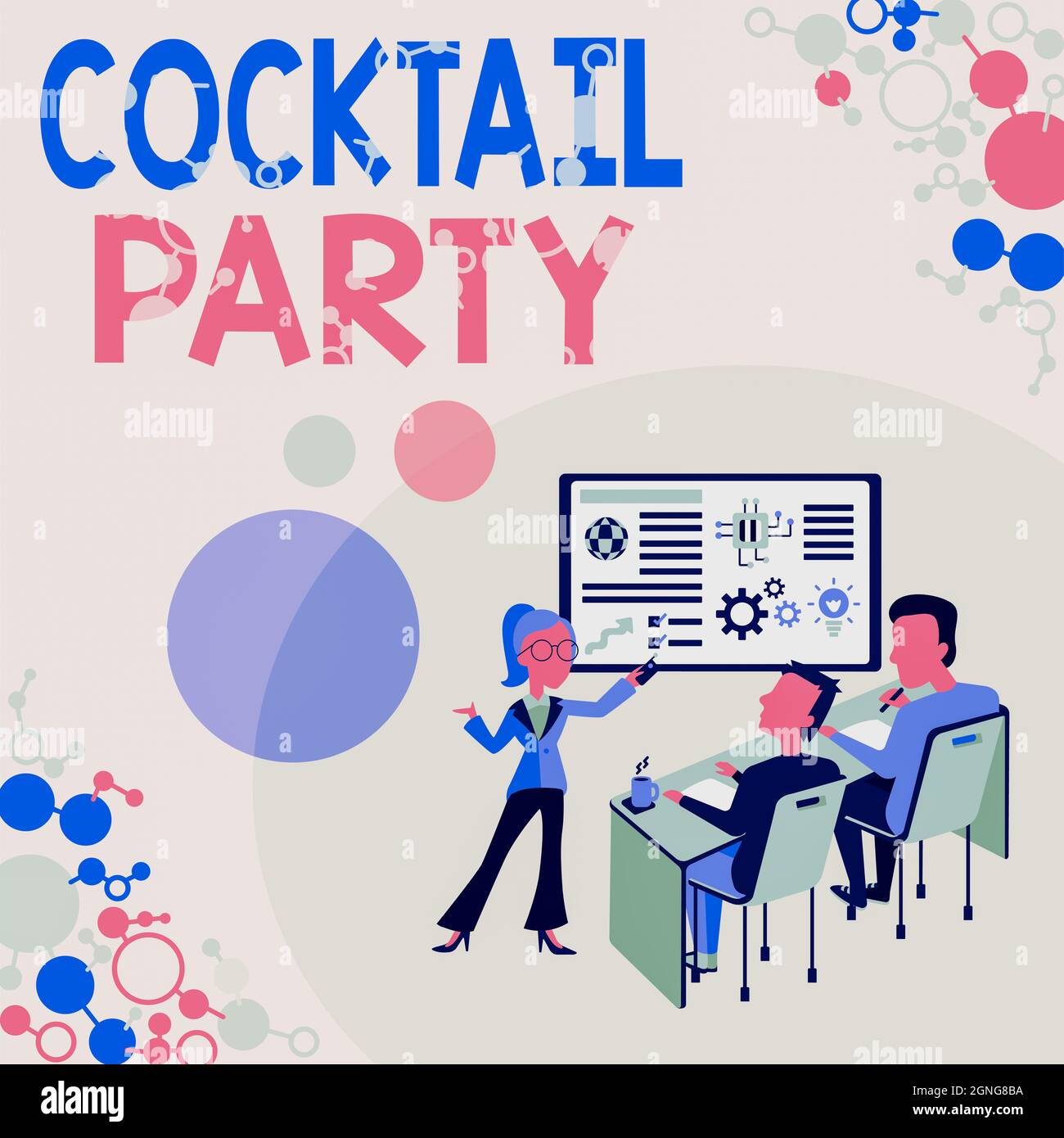 Hand writing sign Cocktail Party. Business idea formal party with ...