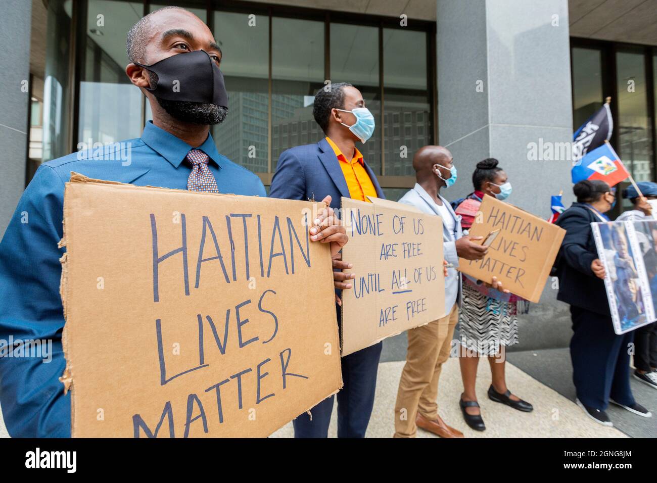 Haitians at us mexico border hi-res stock photography and images - Alamy