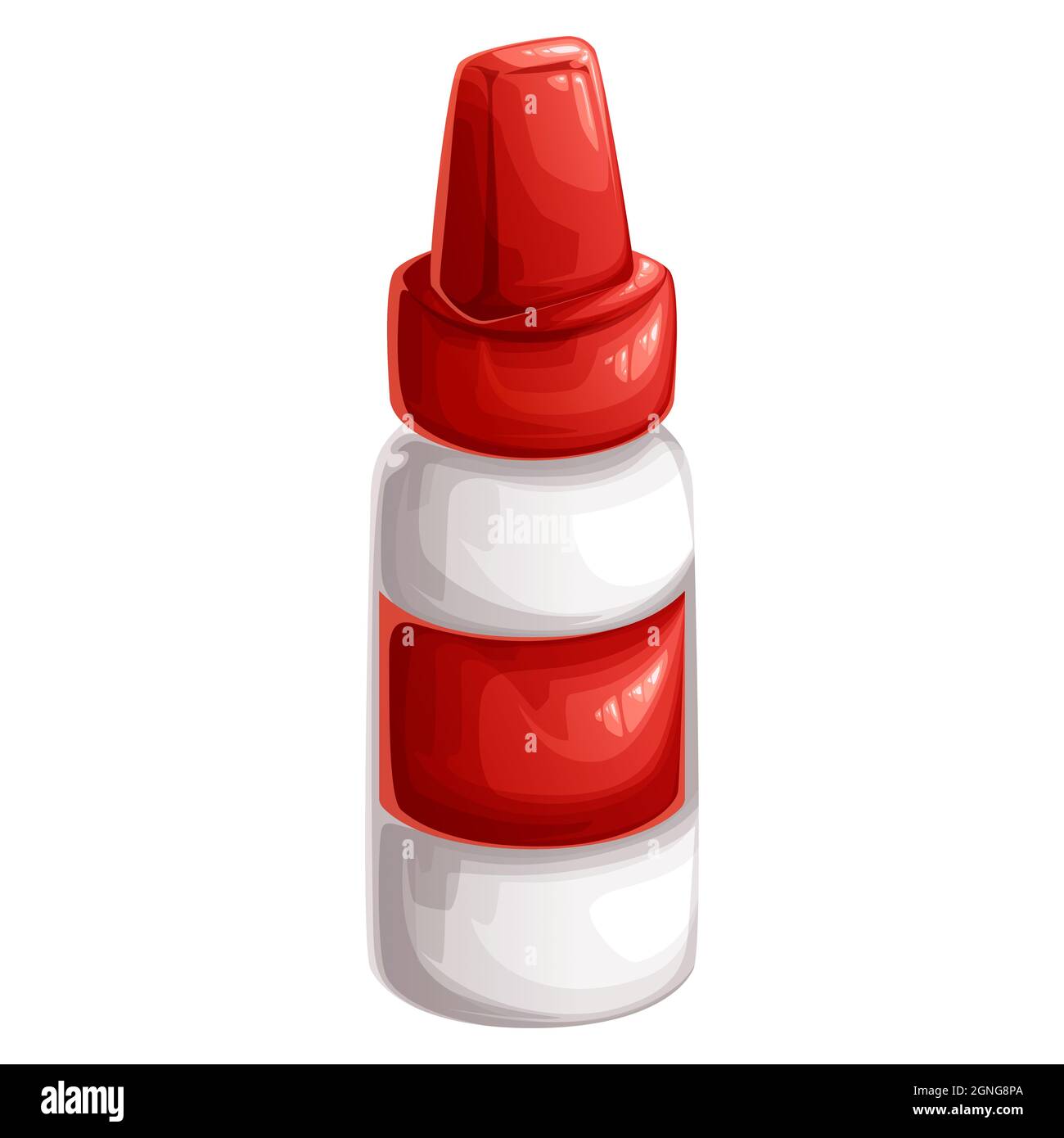 illustration of a nice little school rubber container Stock Photo - Alamy