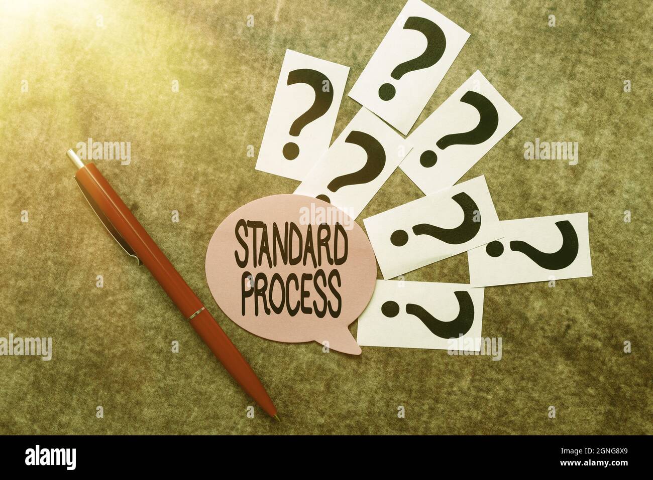 Conceptual caption Standard Process, Business approach rules made to be ...