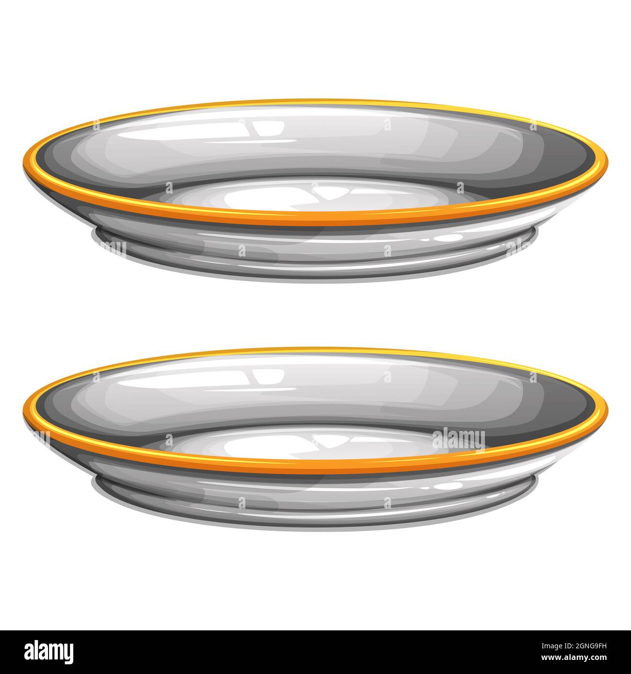 Two nice and beautiful slab plates for food Stock Photo - Alamy