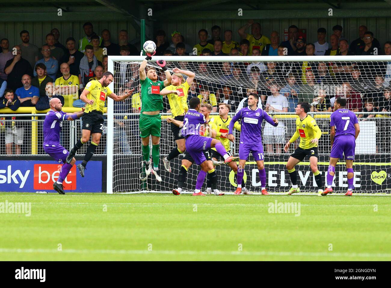 The EnviroVent Stadium, Harrogate, England - 25th September 2021 Mark ...