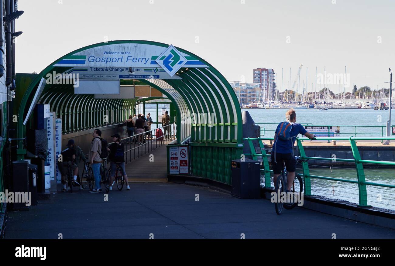 Gosport Ferry, Portsmouth UK Stock Photo - Alamy