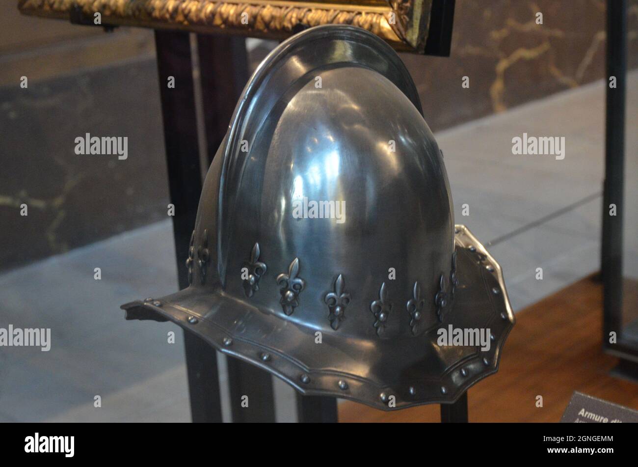 Close-up of original armor in the Army Museum of the Palace Les ...