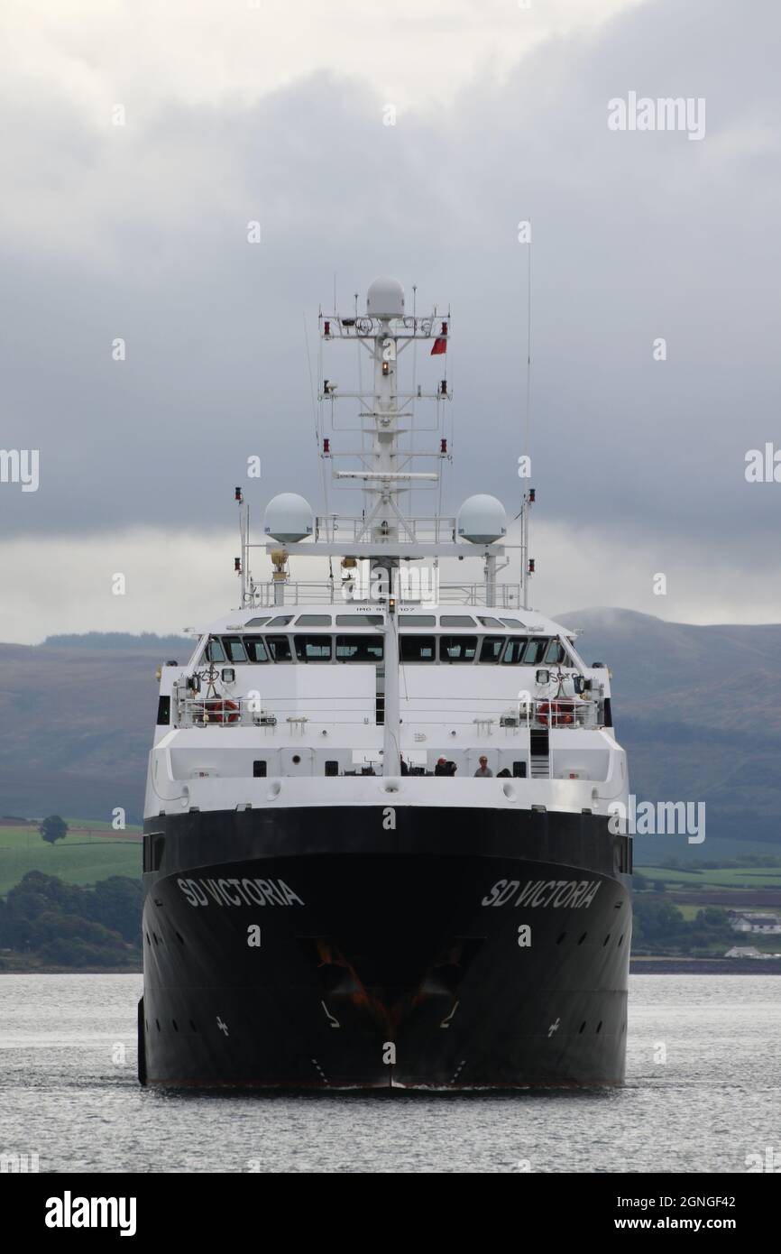 SD Victoria, a worldwide support vessel operated by Serco Marine ...