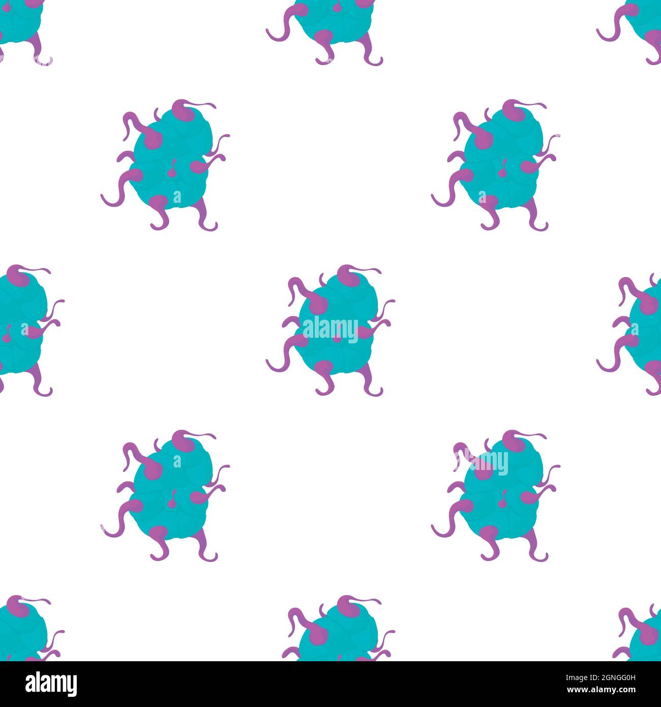 Spiral bacteria pattern seamless background texture repeat wallpaper ...