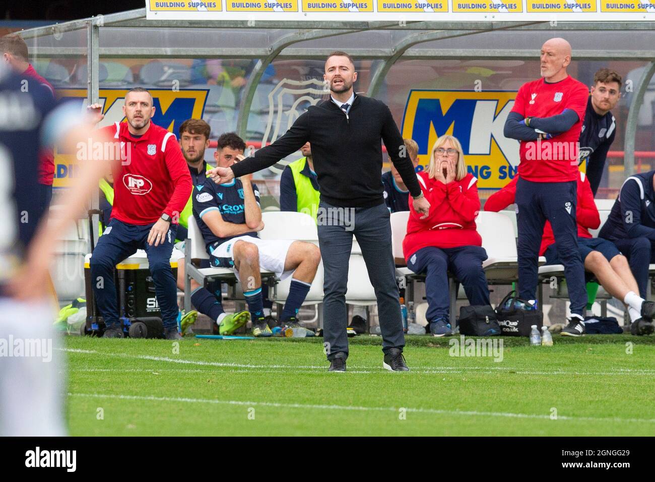 25th September 2021; Kilmac Stadium, Dundee, Scotland: Scottish ...