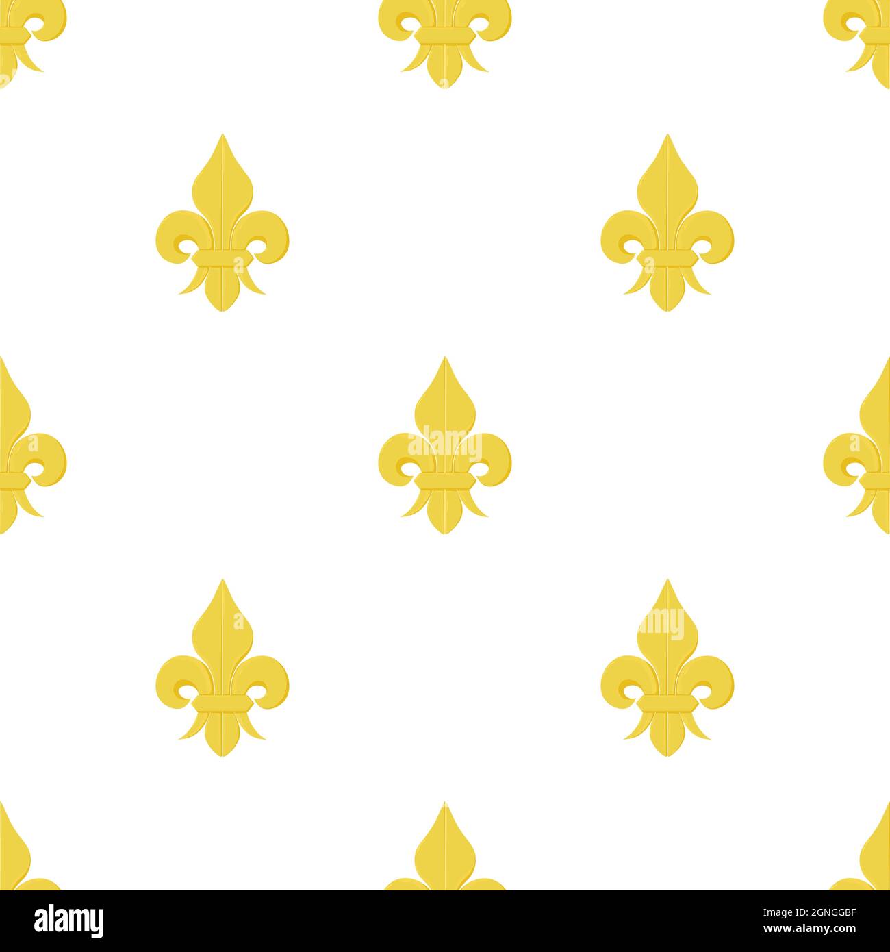 Fleur de lis pattern seamless background texture repeat wallpaper geometric vector Stock Vector ...