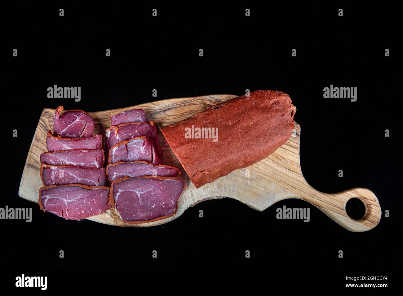 Turkish bacon , pastrami ( kayseri pastirma ). Turkish pastrami on a ...