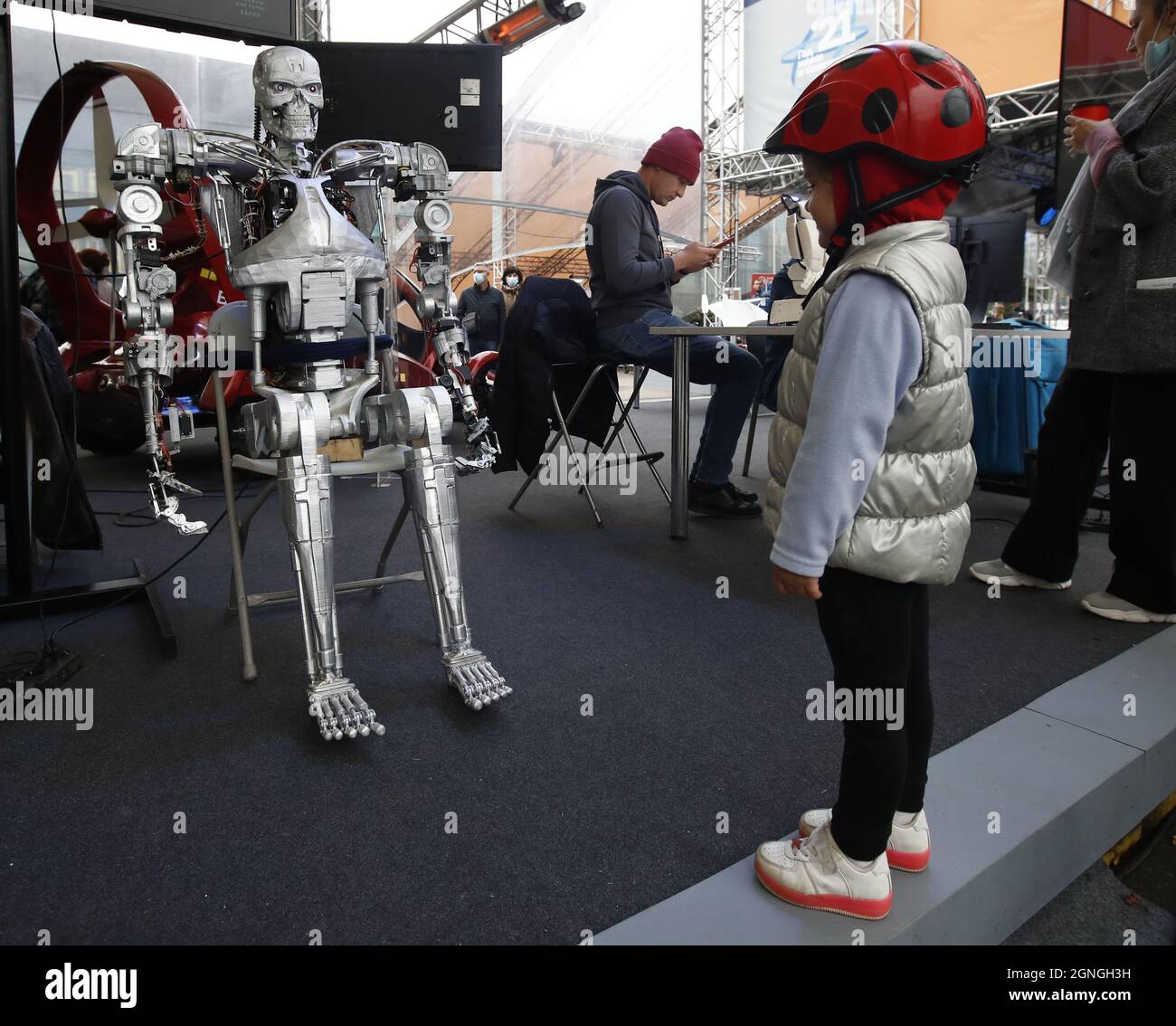 Terminator Robot High Resolution Stock Photography and Images - Alamy