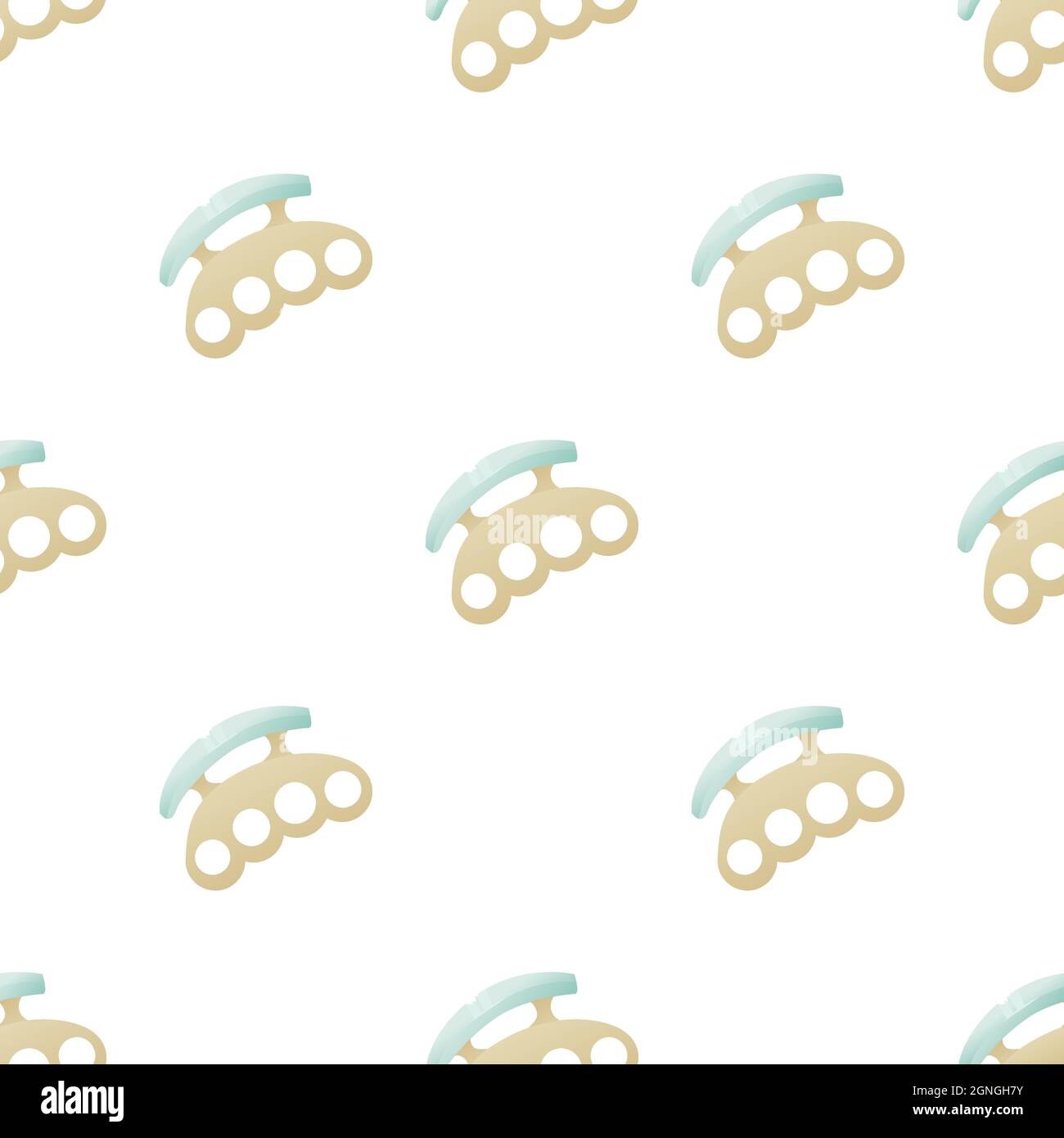 Brass knuckles pattern seamless background texture repeat wallpaper ...