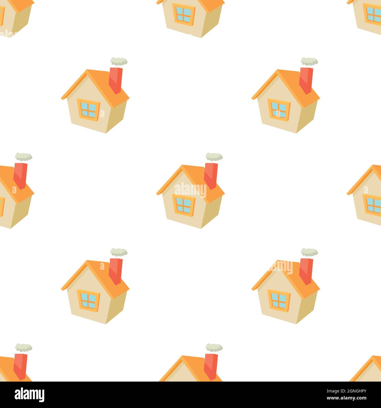 House pattern seamless background texture repeat wallpaper geometric ...