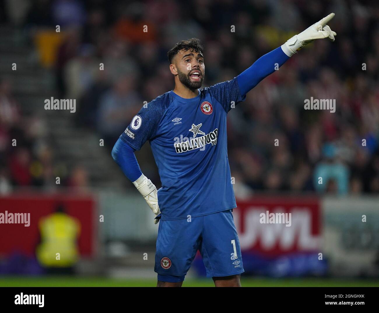 Brentford goalkeeper David Raya Martin during the Premier League match ...