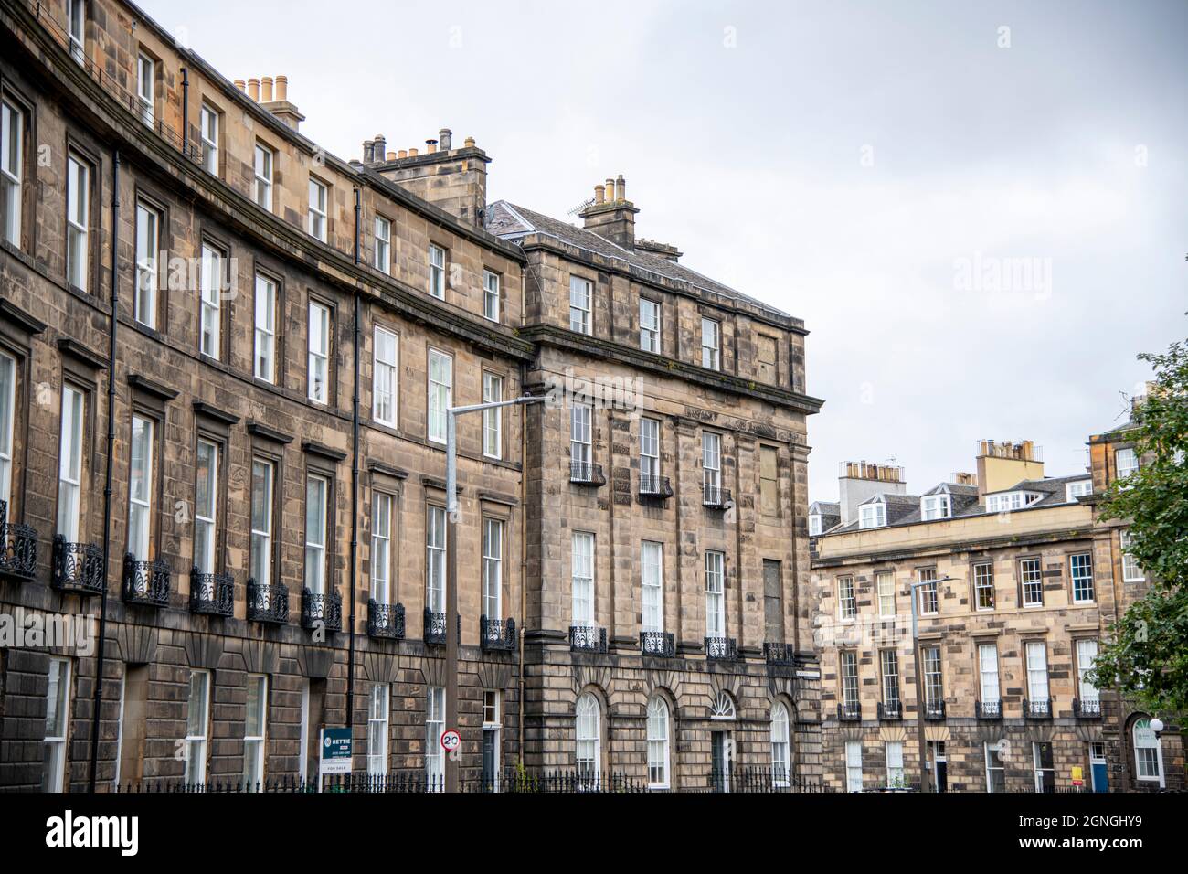Neo classical and georgian architecture edinburgh hi-res stock ...