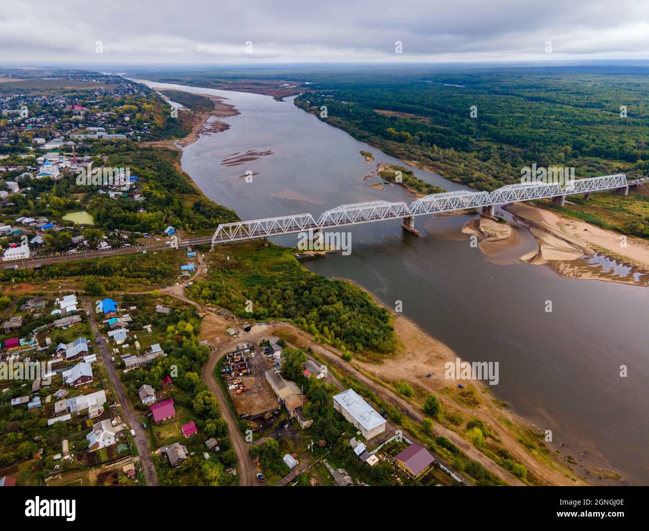 Building fence between houses hi-res stock photography and images - Alamy