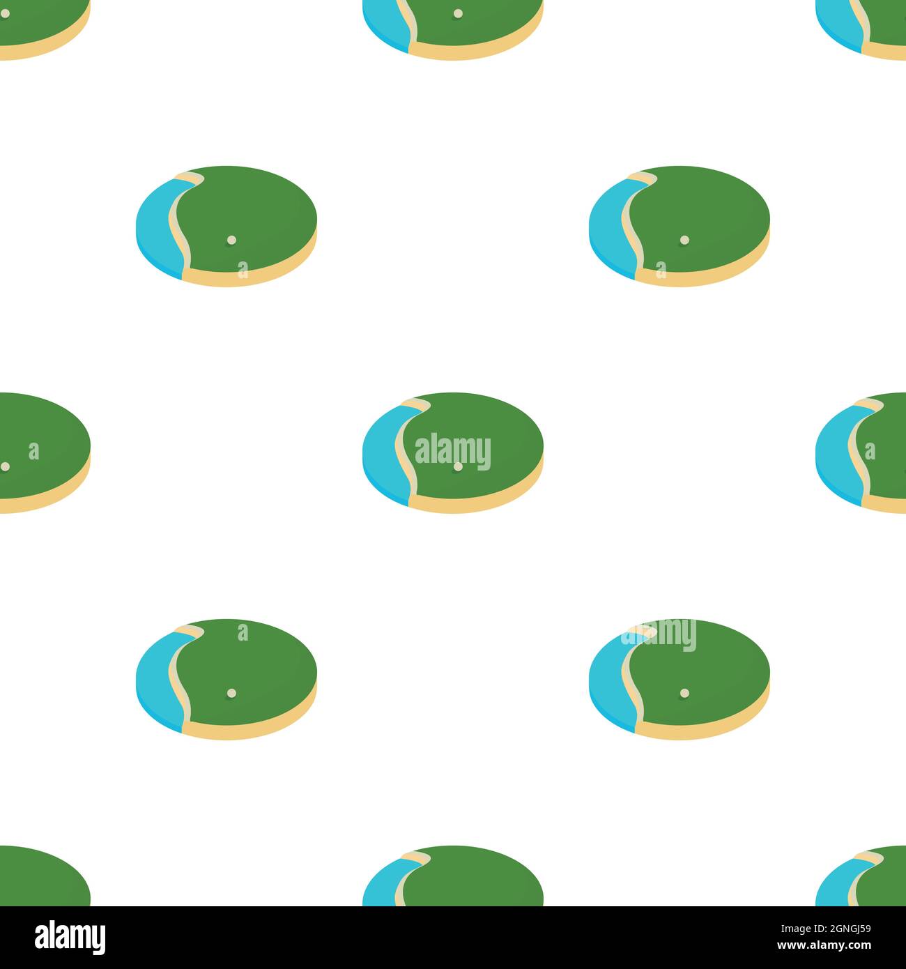 lake in the golf course pattern seamless background texture repeat ...