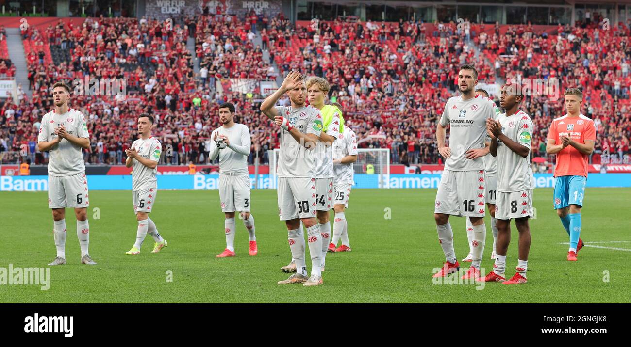 City Of Leverkusen, Deutschland. 25th Sep, 2021. firo: 25.09.2021 ...