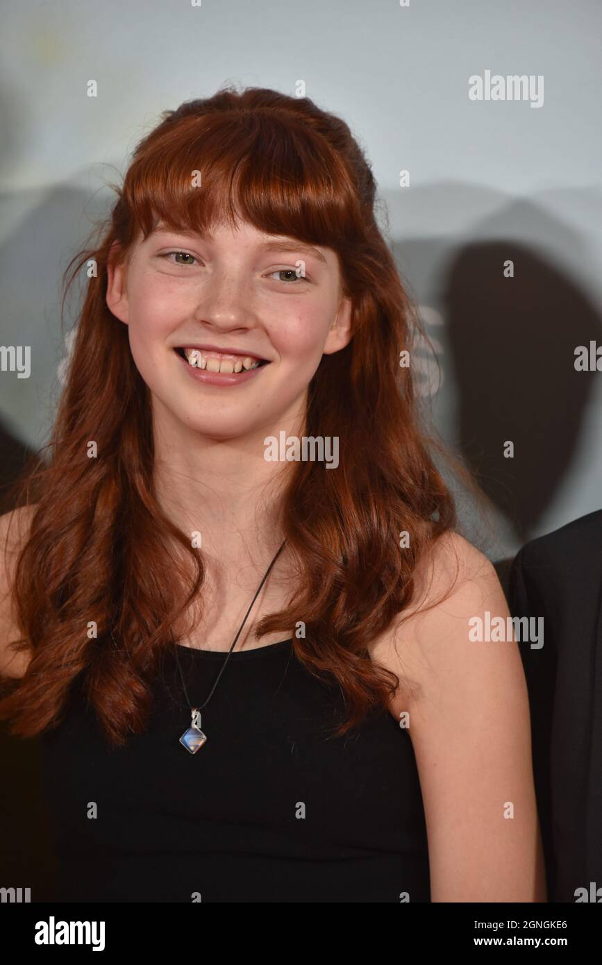 Cologne, Germany. 25th Sep, 2021. Actress Emilia Maier arrives at the ...