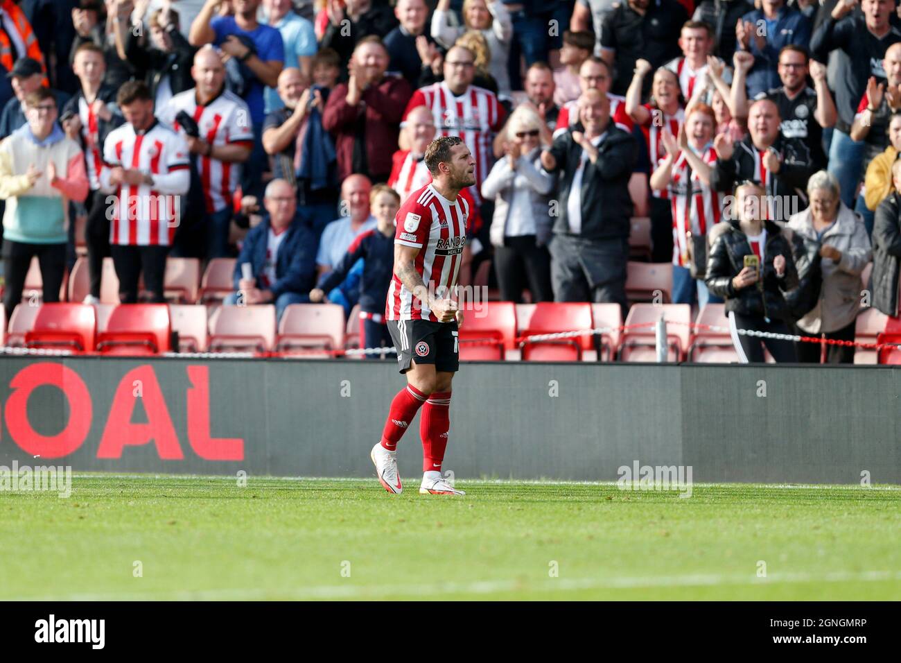 Billy Sharp #10 of Sheffield United Celebrates scoring a goal to make ...