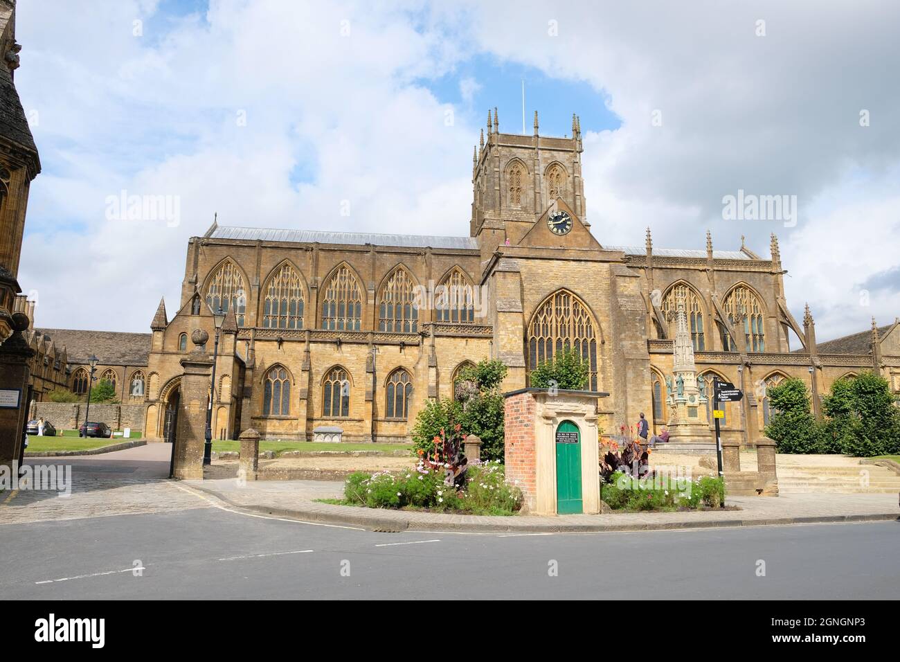 Sherborne Abbey, also known as the Abbey Church of St. Mary the Virgin ...