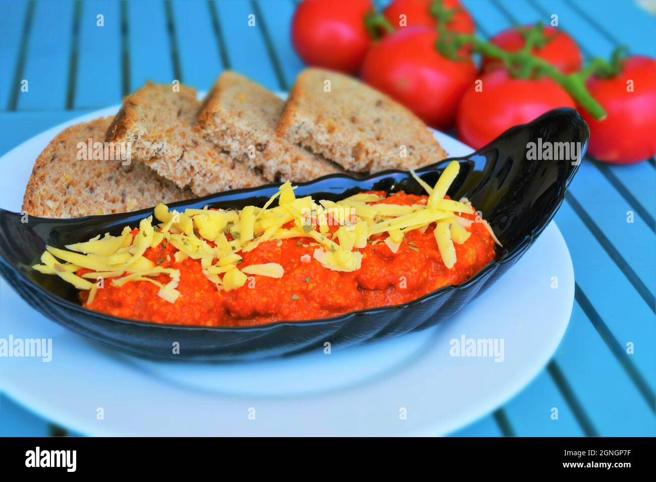Ajvar, Ljutenica, tomato dip,lyutenitsa or lutenica, cherry tomatoes ...