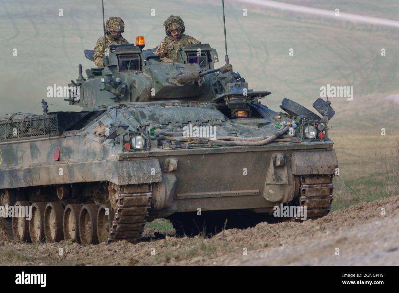 Warrior tracked armored vehicle hi-res stock photography and images - Alamy